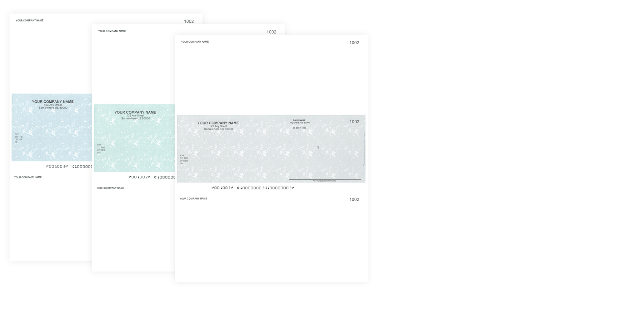 Checks by Veribest – Middle Laser Checks, Marble